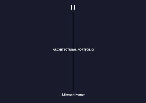 Architectural Portfolio S Denesh Kumar By Denesh Kumar Issuu