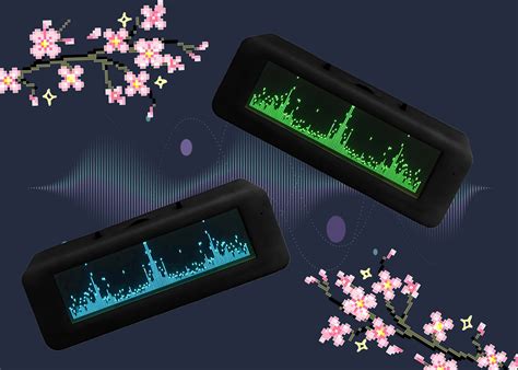 AUDIOVISION Ultimate OLED Soundwave Visualizer Real Time Spectrum Analysis 8 Different Waveform