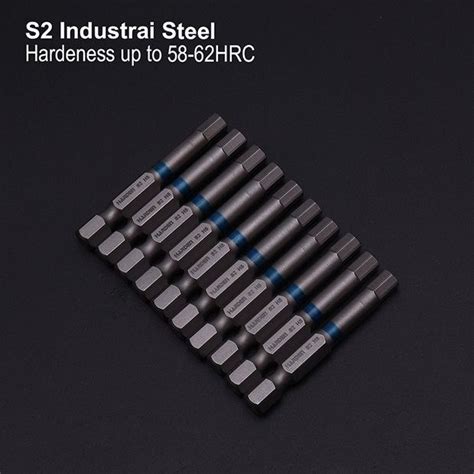 سن مفك الن طول 50 مم S2 كعب Hex من Harden المزاحي لتجارة العدد