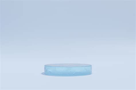 Abstact 3d 렌더링 배경 제품 디스플레이 광고 화장품 등을 위한 얼음 바닥에 얼음 연단 원기둥에 대한 스톡 사진 및 기타 이미지 Istock