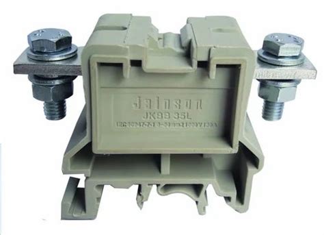 Polyamide Terminal Block Bus Bar Type Terminal Nylon 66 Jkbb 35l Manufacturer From Mumbai