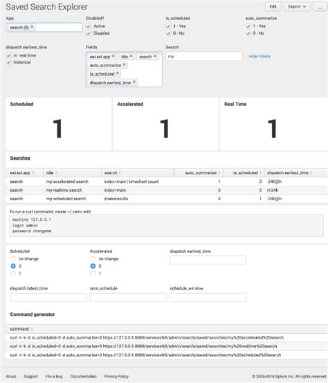 Splunk Saved Search And Correlation Search Explorer