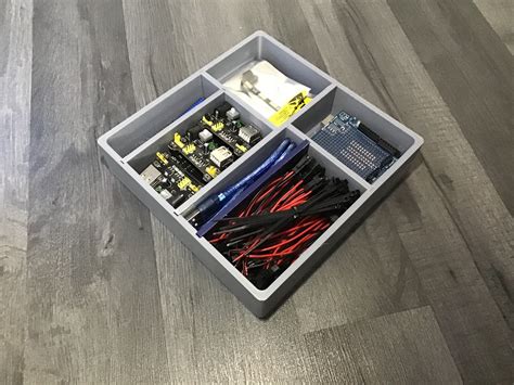 Tray For Mounting Arduino Hero And Breadboard 3d Model By Lewis Miller On Thangs