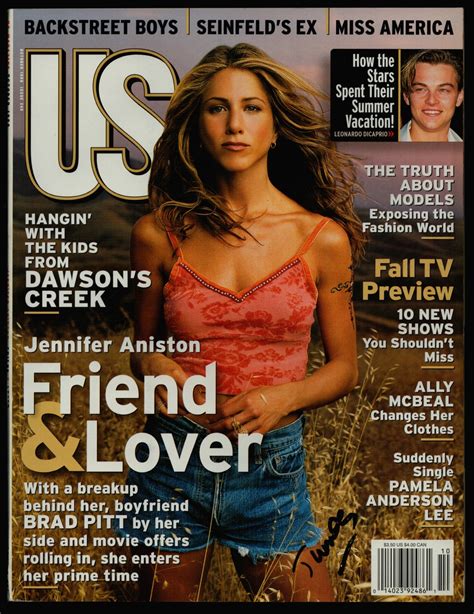 Us Magazine Oct 1998 Jennifer Aniston Leonardo Dicaprio Etsy