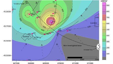Generalized Heat Flow Map Of The Agf Dotted Arrows Depict The Heat
