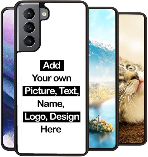 Personalised Phone Case For Samsung Galaxy Add Your Text Picture Art