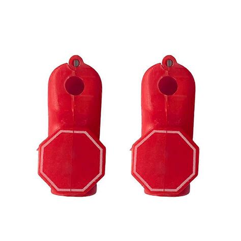 6mm Peg Hook Lock Stop Lock Plastic Red Stop Lock Anti Theft Lock Retail Pin Safety Display Hook