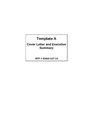 Template RFP Cover Letter Doc Template PdfFiller