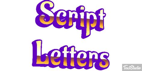 Script Letters Font Animated  Logo Designs