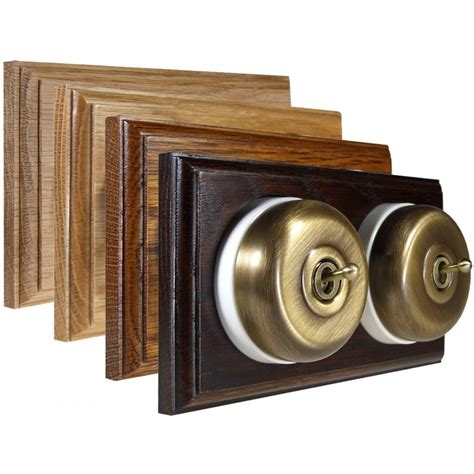 Buy Asbury Antique Brass Smooth Dome 2 Gang Period Light Switch