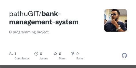 GitHub PathuGIT Bank Management System C Programming Project