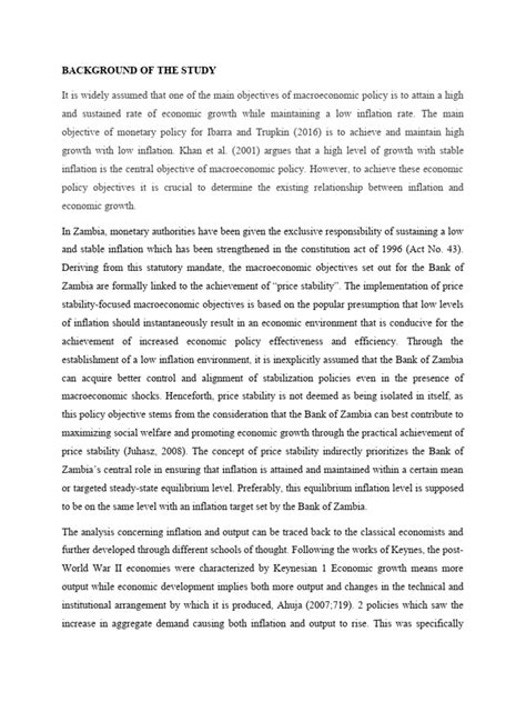 Background Pdf Inflation Macroeconomics