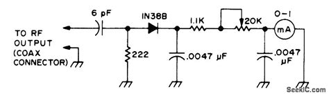 RF OUTPUT INDICATOR LED And Light Circuit Circuit Diagram SeekIC Com