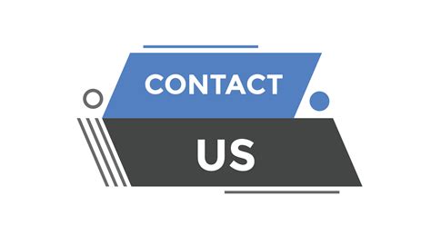 Contact Us Button Web Banner Templates Vector Illustration 17055908