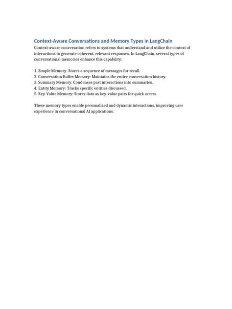 context aware conversations langchain pdf