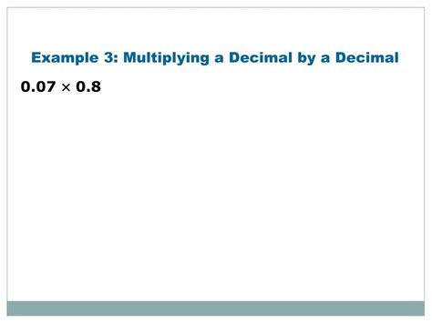 PPT Multiplying Decimals PowerPoint Presentation Free Download ID