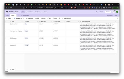 Dynamic Colored Tags Thru Softr Rich Text And Airtable Formulas Custom Coding Softr Community