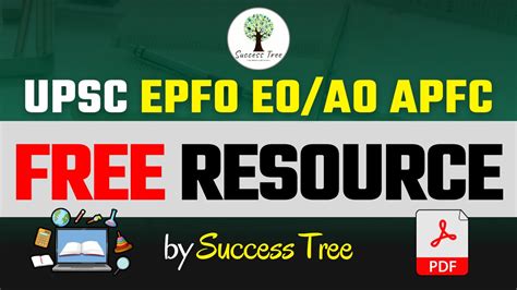 Upsc Epfo Eoao Apfc Free Resource