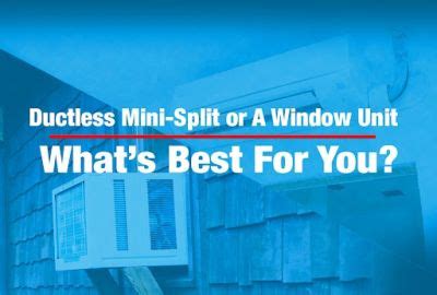 Ductless Mini Split Or A Window Unit What S Best For You Ingrams Water Air