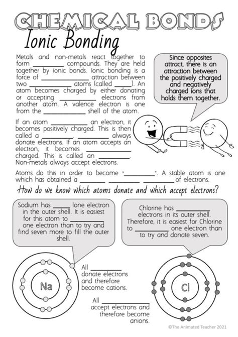 Ready To Use Ionic Bonding Worksheet For Chemistry Students The Teach