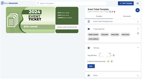 How To Create Event Tickets With Barcodes Using Make Docugenerate