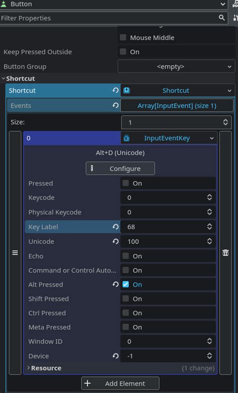 add alt key shortcuts to common dialogs · issue 8287 · godotengine