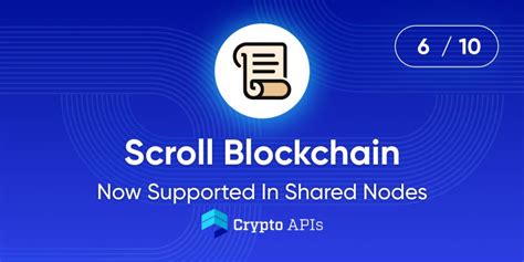 Crypto Apis On Linkedin Cryptoapis Scroll Blockchain Node Naas