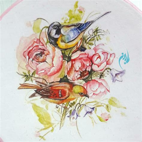 خرید و قیمت بشقاب دیوار کوب سفالی طرح پرنده از غرفه دست‌سازه‌های بارون