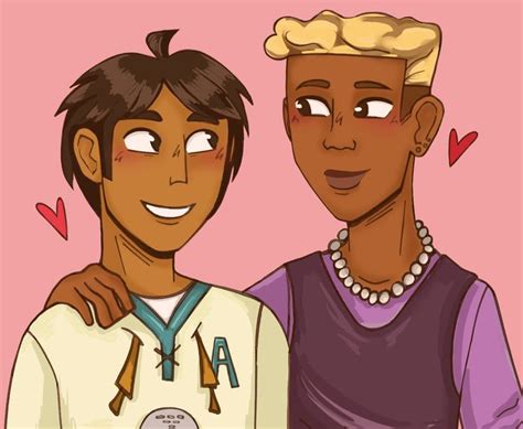 Raj And Bowie Tdi Total Drama Island Drama Ship Art