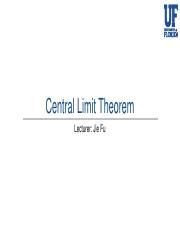 Understanding The Central Limit Theorem Practical Applications Course Hero