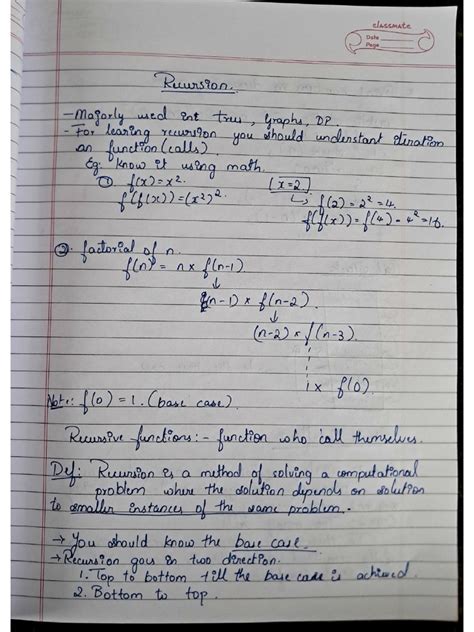 Recursion Part One Pdf