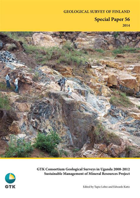 PDF Introduction To GTK Geological Mapping Projects In Uganda 2008