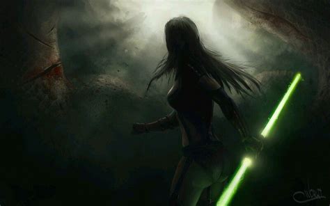 Female Jedi Green