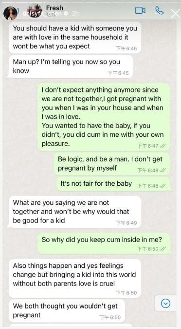 Cj Daisy And Walter Weekes Fresh Leaked Texts 4 Cj Daisy And Walter Weekes Pregnancy