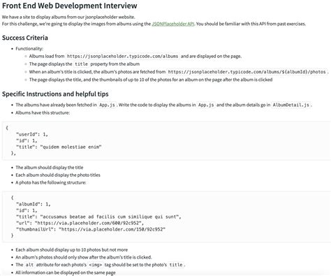 Github Ravneet998mock Interview Front End Web Development Retake Thinkful
