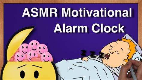 Asmr Motivational Alarm Clock Youtube
