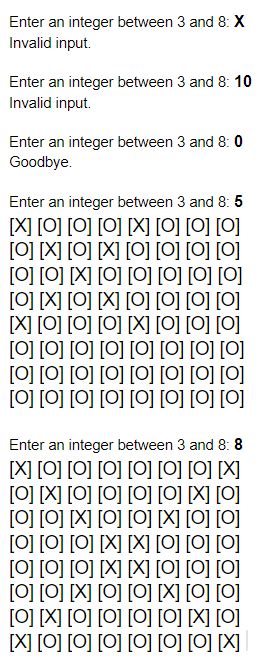 solved in c 1 write a program that displays an 8x8 2d