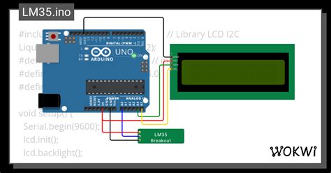 Lm35 Dimas Wokwi Esp32 Stm32 Arduino Simulator