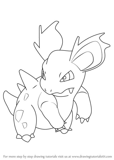How To Draw Nidorina From Pokemon Pokemon