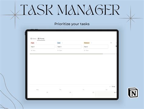 Notion Ultimate Task Manager Template To Do Manager Notion Life Planner Task Management
