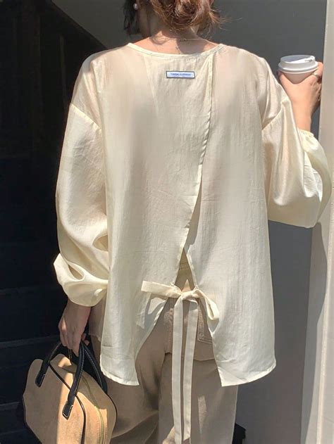 Blusa De Gasa Con Lazada Y Tirantes Cruzados Informal Para Mujer Primavera Y Verano In 2025