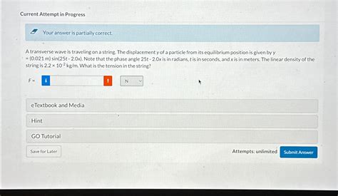 Solved Current Attempt In Progressyour Answer Is Partially