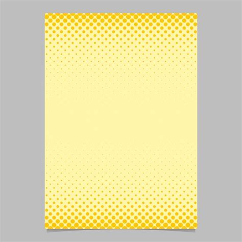 Free Vector Color Abstract Halftone Circle Pattern Card Template Vector Flyer Background