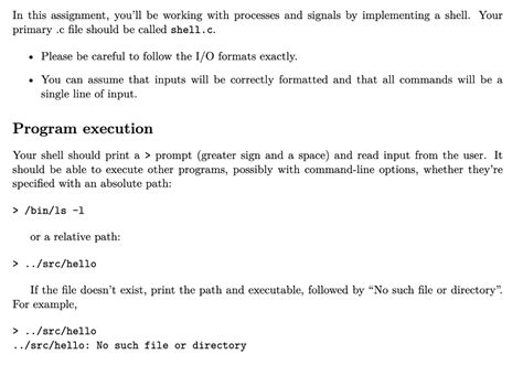 In This Assignment Youll Be Working With Processes