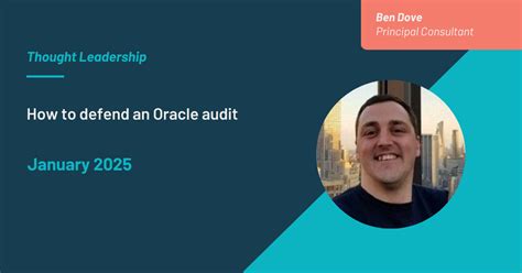 How To Prepare For An Oracle Audit