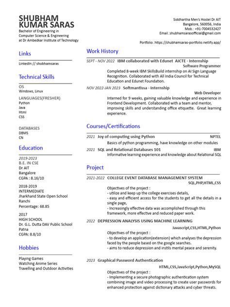 Shubham Kumar Saras 7004532427 Pdf Databases Python Programming Language