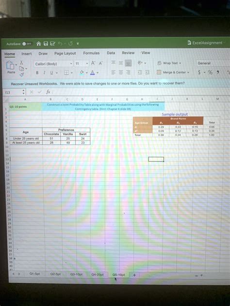 solved autosave â‚¬6 8 2 excel assignment home insert draw page