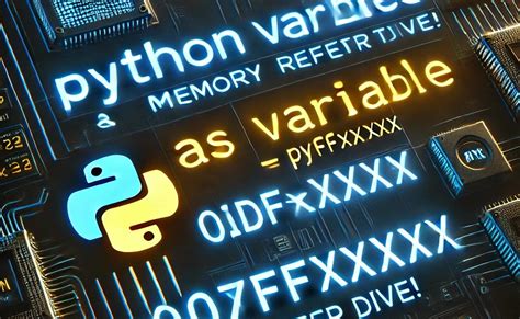 variables as memory references in python a deep dive