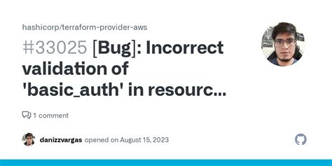 Bug Incorrect Validation Of Basicauth In Resource Awspipespipe