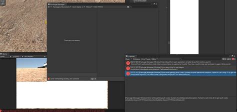 Trying To Get My Assets In My Project Getting 3 Errors How To Solve Logged Out And In Working